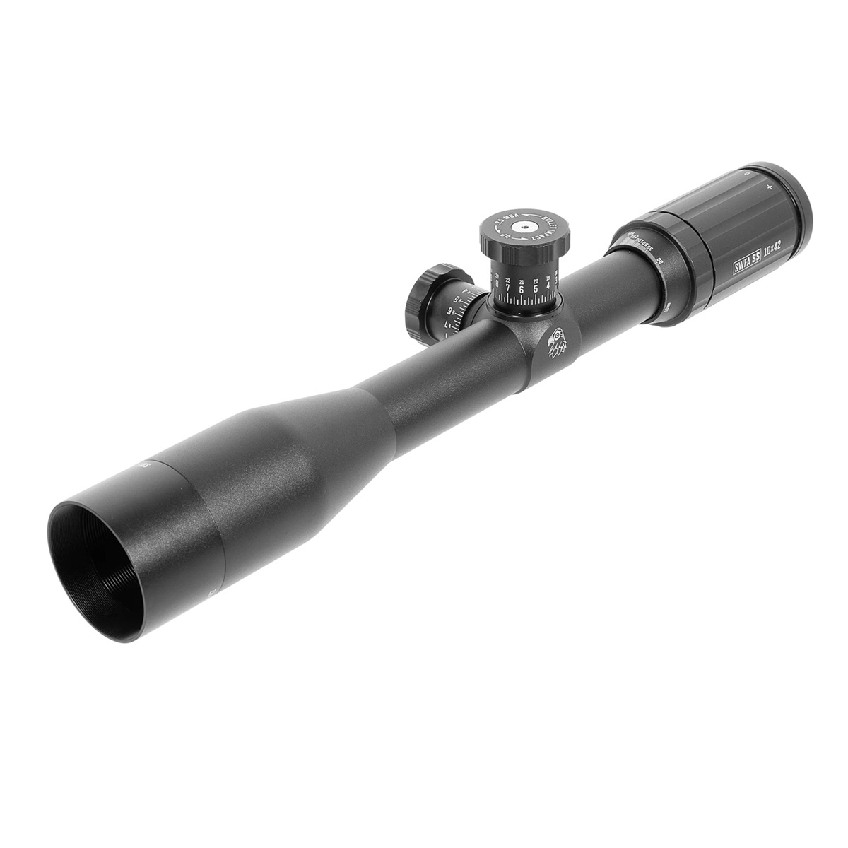 TacticalScope.co.uk | SWFA SS 10x42 SFP MOA 30mm GEN 2 Rifle Scope